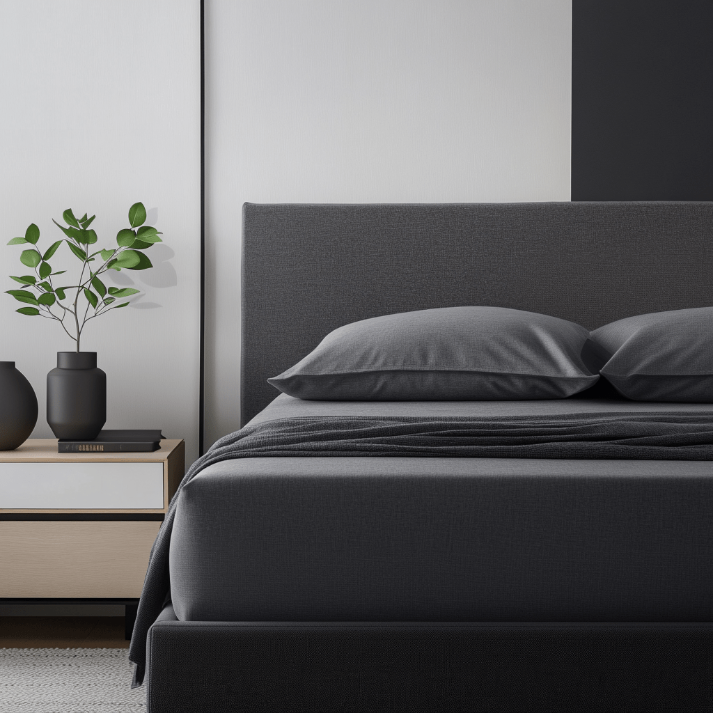 Dim Soft Grey Extra Deep Pocket Fitted Sheet - 100% Linen - Twin, Twin ...