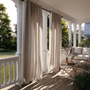 Custom Outdoor Linen Curtains - 100% Natural Drapes for Apartment ...
