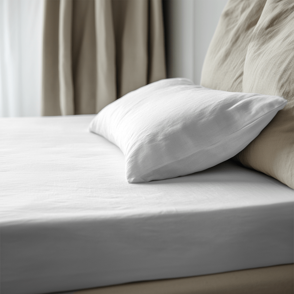 White Linen Sheet Sets - 100% Washed Linen - Custom Sizes - Twin, Twin ...