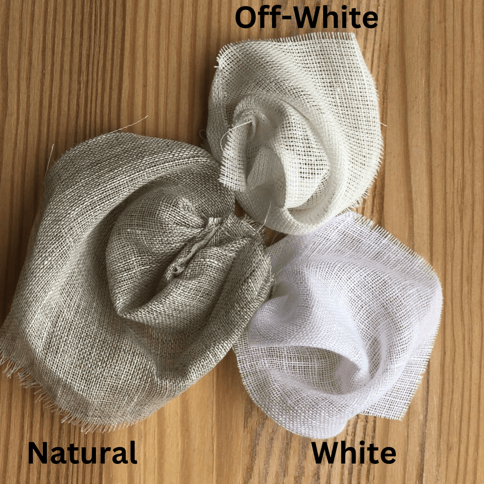 Set of Linen Fabric Samples - Flax Linen Swatches