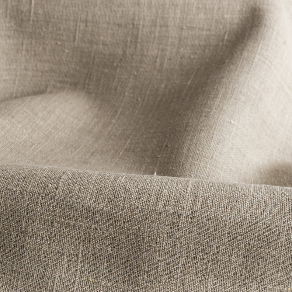 Natural Linen Fabric by the Yard - 100% French Natural - Width 52”- 10