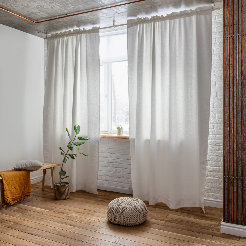 Rod Pocket with Heading - Privacy Curtains - Custom Sizes: 63"; 84"; 90 ...